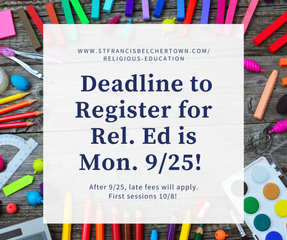 Religious Education | St. Francis of Assisi Parish