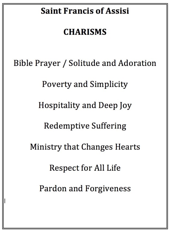 What Is A Charism In The Catholic Church at Naomi Marshall blog