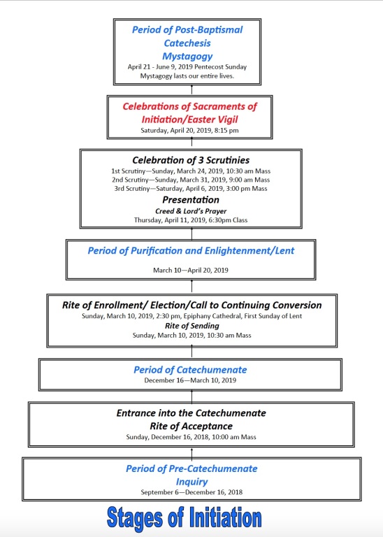 PCM - RCIA Schedule - 2018/2019 | Saint Francis of Assisi Church