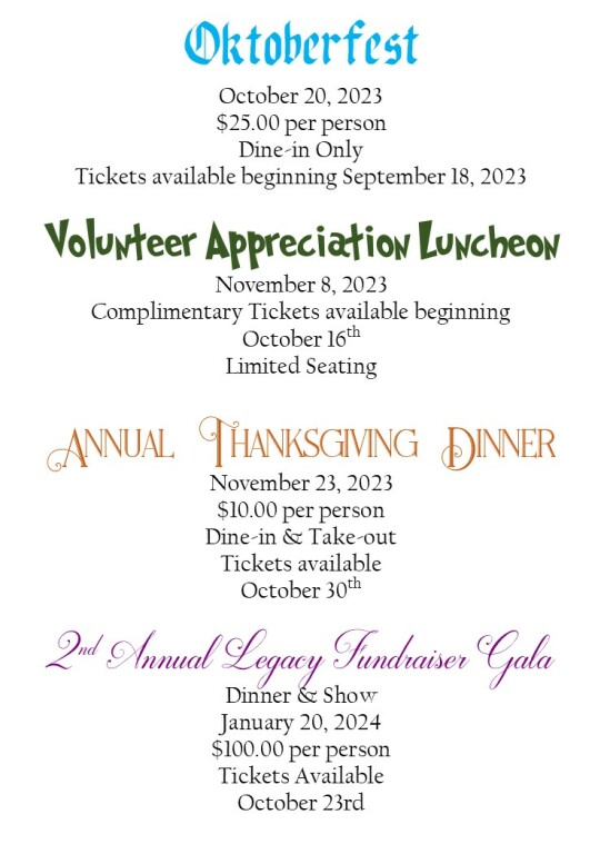 Parish Special Events | Our Lady of the Valley Parish