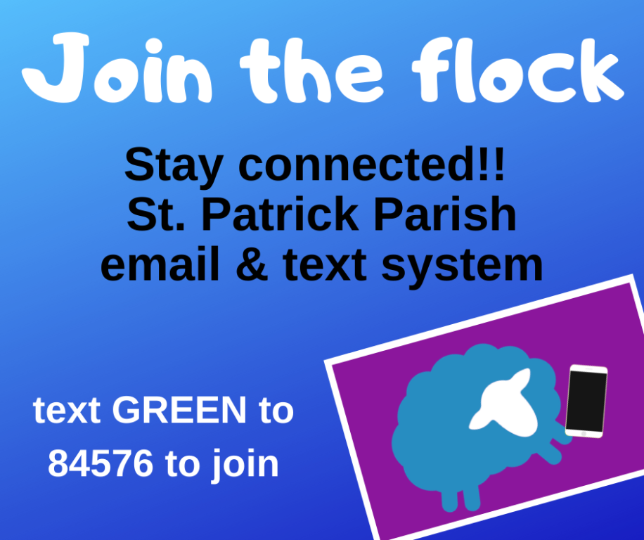 Flocknote | St. Patrick Catholic Church
