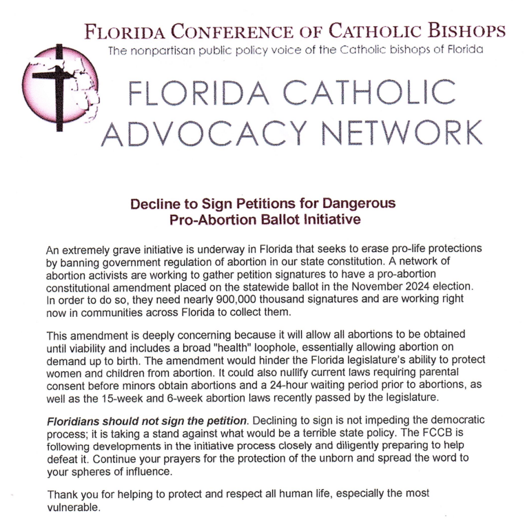 Pro-Life Resources | Blessed Sacrament Catholic Community