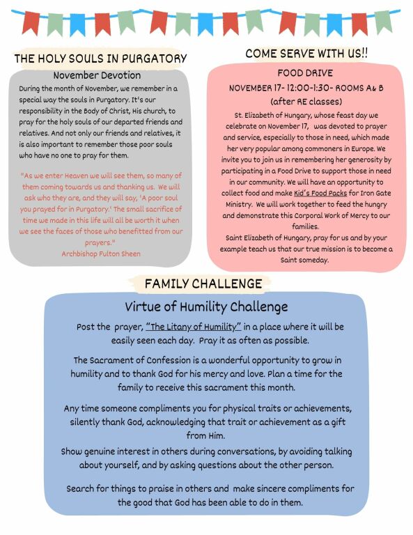 Family Faith Formation | Church of the Madalene