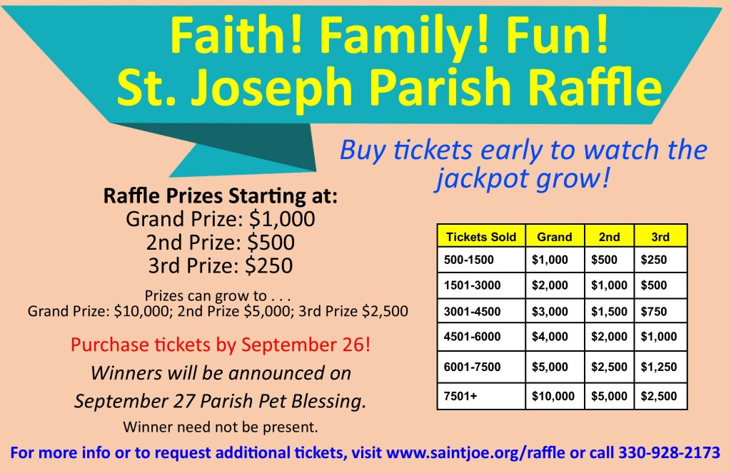 2020 Raffle | Saint Joseph Parish