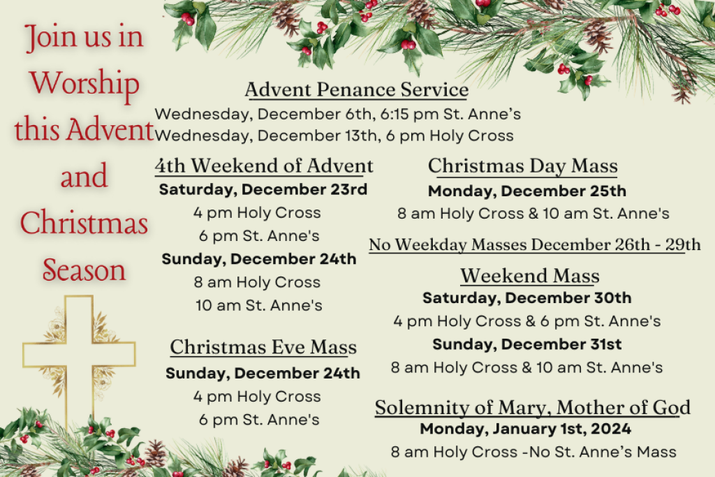 St. Anne & Holy Cross Catholic Parishes