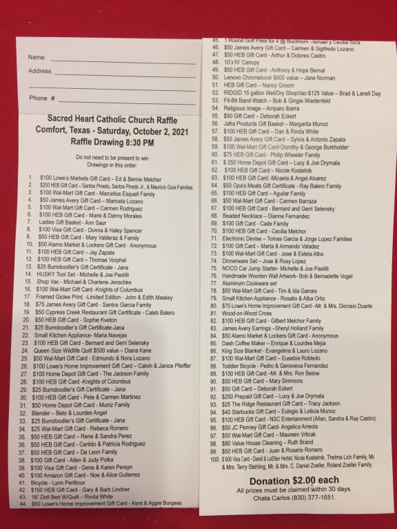 Sacred Heart Catholic Church - Comfort, Texas