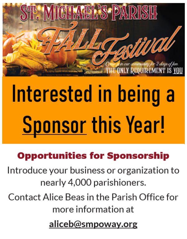 Fall Festival | St. Michael's Catholic Parish
