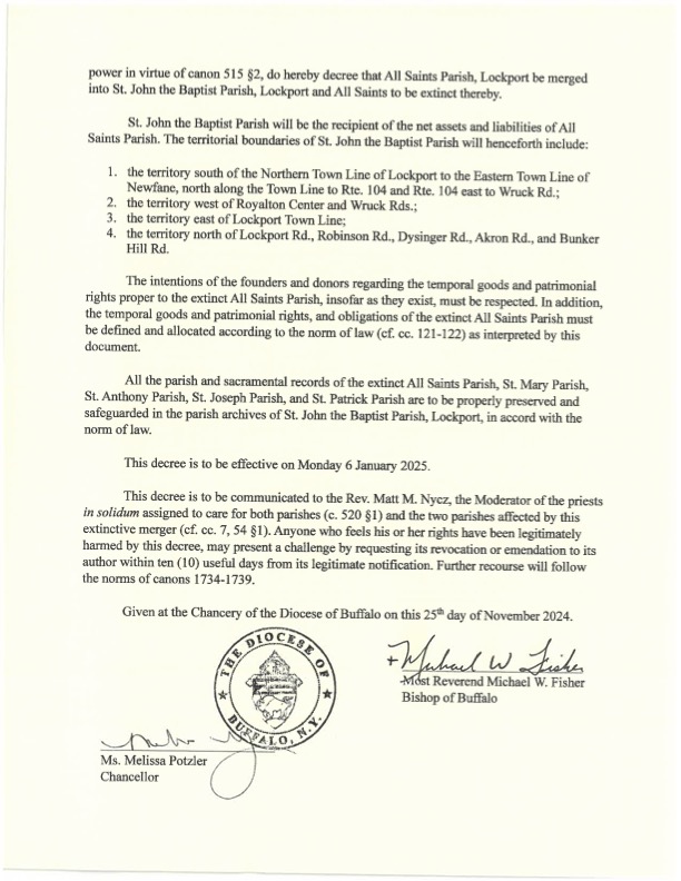 All Saints Roman Catholic Parish